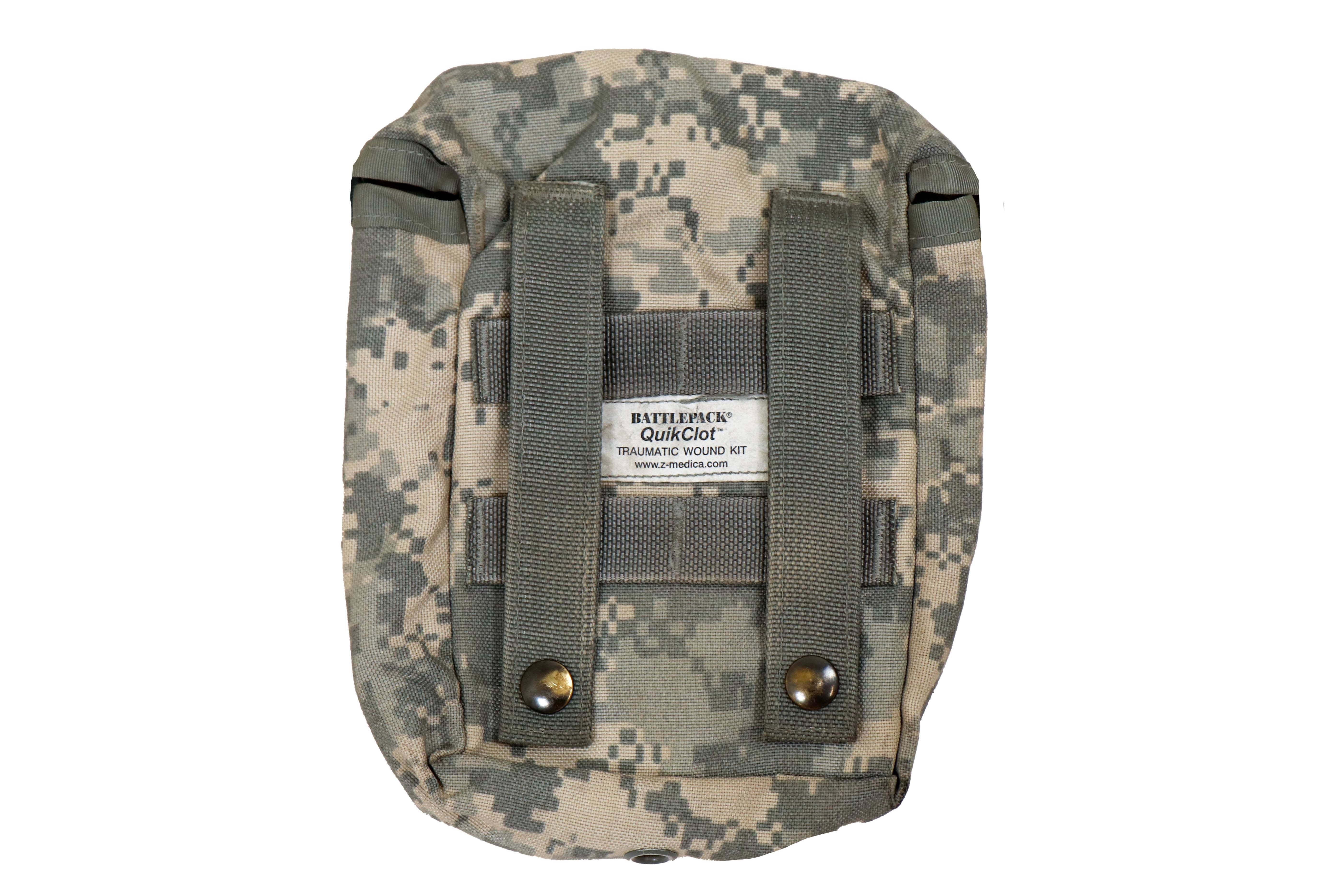 US Military UCP Battlepack Quikclot Traumatic Wound Kit – Gear Rack